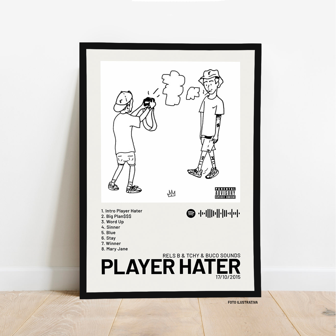PLAYER HATER – Music Gallery Prints