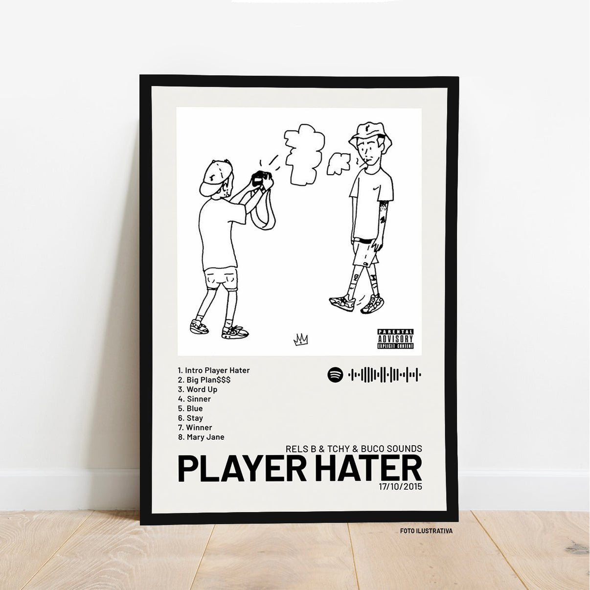 PLAYER HATER – Music Gallery Prints
